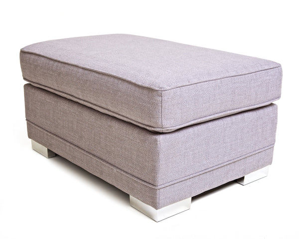 The New Yorker - Pouffe - light grey – Cash & Carry Furniture